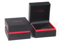 China Custom Logo PU Leather Watch Box for Women Hot Stamping Eco-Friendly 200x150mm for sale