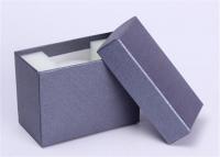 China Custom Logo Grey Paper Watch Box 250gsm Cardboard Packaging for Men for sale