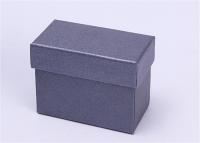 China Custom Logo Grey Paper Watch Box 250gsm Cardboard Packaging for Men for sale
