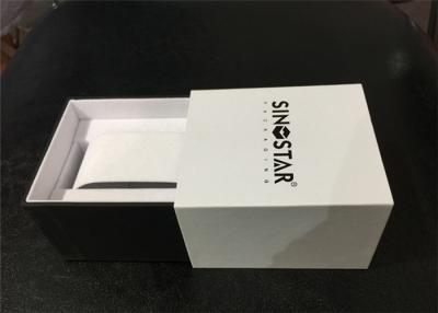 China Custom Paper Watch Box Glossy Matt Lamination Eco Friendly Gift Packaging 1000pcs MOQ for sale