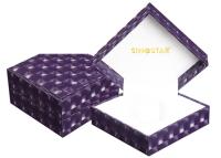 China Custom Luxury Handmade Single Watch Box Purple Durable Presentation Gift 2000pcs MOQ for sale