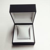 China Custom Recyclable Plastic Mens Watch Gift Box with Velvet Pillow 1000pcs MOQ for sale