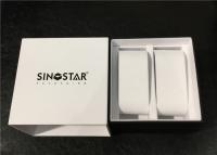 China Customizable Recyclable Cardboard White Watch Box High Gloss 2 Slot Watch Case for Men Women for sale