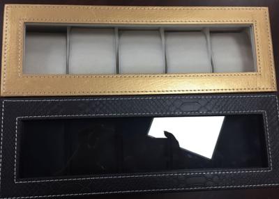 China High End Style Watch Storage Box With Window Handmade Environmentally Friendly for sale