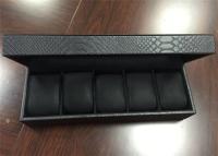 China High End Style Watch Storage Box With Window Handmade Environmentally Friendly for sale