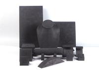 China Customizable Commercial Jewelry Display Stands Set Ring Necklace Bracelet PU Leather Eco Friendly for sale