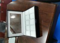 China MDF Covered Leather Watch Display Case 10 Slots Mens Watch Collection Box Custom Logo for sale