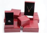 China Custom Rectangle Jewelry Storage Box Eco-Friendly Kraft Paper 200gsm Gift Packaging for sale