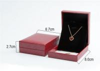 China Custom Rectangle Jewelry Storage Box Eco-Friendly Kraft Paper 200gsm Gift Packaging for sale