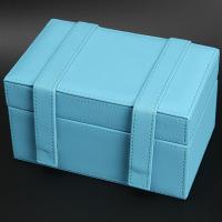 China Custom Logo Jewelry Gift Boxes Durable PU Leather Display 7-10 Day Sample Lead Time for sale