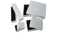 China Luxury Paper Ring Jewelry Box 70x70x35mm Hot Stamp Embossing Custom Logo for sale