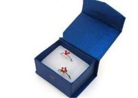 China Eco-Friendly Small Square Jewelry Gift Box 12x6x4.5cm Custom Paper Packaging for sale
