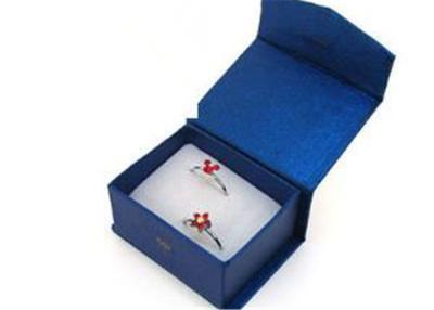 China Eco-Friendly Small Square Jewelry Gift Box 12x6x4.5cm Custom Paper Packaging for sale