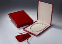 China Rectangle Plastic Jewelry Box  Elegant Style Eco - Friendly For Presentation Gift for sale