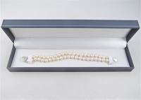 China Long Plastic Jewelry Box with Velvet Insert Hot Stamping for Watch Gift Custom Logo for sale