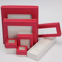 China Custom Cardboard Jewelry Box for Rings Earrings Handmade Paper Packaging with Logo for sale