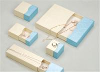 China Custom Kraft Paper Jewelry Box 1200 GSM Cardboard Gift Box with Foam Protection for sale