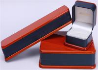China Custom Wooden Jewelry Box with PU Leather Velvet Lining for Gift Display 30x20x10cm for sale