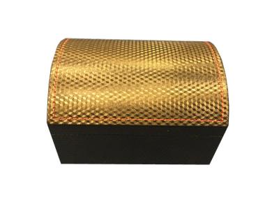 China Custom Logo Plastic PU Leather Watch Box with Pillow Hot Stamping 1 Slot for sale