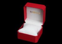 China Custom Twist Display Plastic Watch Box Square White Velvet Inside High Grade 1000pcs MOQ for sale