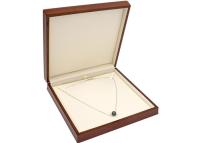 China Custom Logo Wooden Jewelry Box 8x8x4.5 cm Portable Women Ring Box Hot Stamp Printing for sale