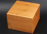 China Single Solid Wooden Watch Box Handmade Recyclable High - Grade For Gift Packaing for sale