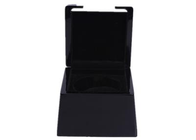 China Custom Black Wooden Watch Box with Metal Logo for Gift Presentation 1000pcs MOQ for sale