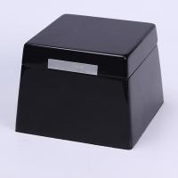 China Custom Black Wooden Watch Box with Metal Logo for Gift Presentation 1000pcs MOQ for sale