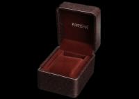 China Custom Logo PU Leather Watch Box Plastic PU Handmade Storage Case 1pc for sale