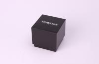 China Black MDF Single Watch Box with Pillow Screen Printing Recyclable 1000pcs MOQ for sale