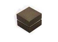 China Custom Paper Jewelry Box with Velvet Insert for Earring Ring Packaging for sale