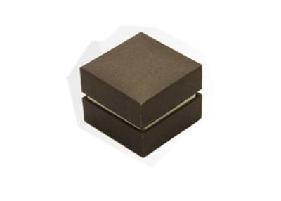 China Custom Paper Jewelry Box with Velvet Insert for Earring Ring Packaging for sale