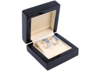 China Custom Single Wooden Ring Jewelry Box with Screen Printing Logo 2000pcs MOQ for sale