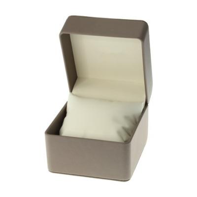 China Luxury PU Leather Single Watch Box Case 8x10x6cm for Display and Gift for sale