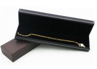 China Custom Rectangle Jewelry Storage Box 250gsm Art Paper Recyclable Gift Packaging for sale