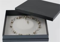 China Custom Paper Bracelet Jewelry Box Velvet Luxury Packaging Wholesale 400-1500g Cardboard for sale
