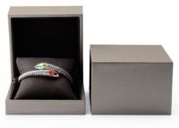 China Custom Kraft Paper Jewelry Box 140 GSM Handmade Eco Friendly with Foam Protection for sale
