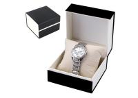 China Luxury Paper Watch Box with Pillow Offset Printing Eco-Friendly Custom Logo 1000pcs MOQ for sale