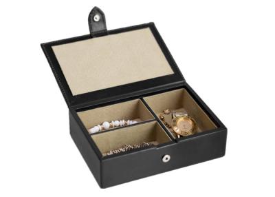 China Custom Luxury Leather Jewelry Box Cardboard PU Leather Velvet 200gsm Hot Stamping Logo for sale