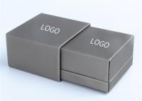 China Custom Logo Leather Jewelry Box Gift Packaging PU Leather Velvet 1000pcs MOQ for sale