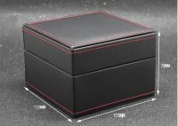 China Eco - Friendly Plastic Watch Box PU Leather Outside Waterproof Environmentally Friendly for sale