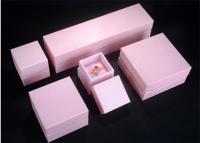 China Custom Paper Jewelry Box 10x10x5.5 cm for Bracelet Brooch Packaging with Flocking Insert for sale