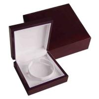 China Custom Antique Wood Jewelry Gift Box 215x160x75mm High Gloss Pendant Bracelet Box for sale