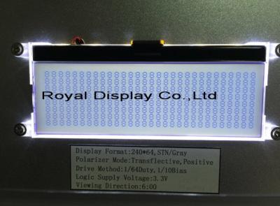 China Customized Design Cog 240X64 Dots Graphic Lcd Display With Lcd Backlight for sale