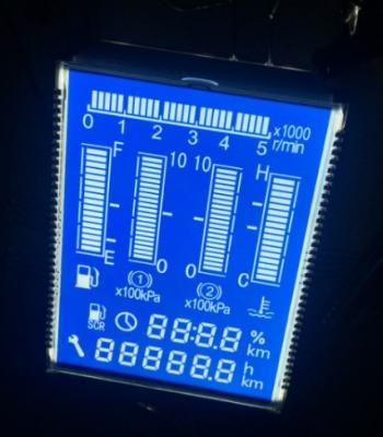 China Blue Lcd Display Panel , Tft Display Panel For Heavy Duty Truck for sale