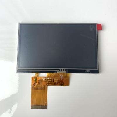 China 4.3 Inch TFT LCD Display IPS 480x272 Resolution With Resistive Touch Screen for sale