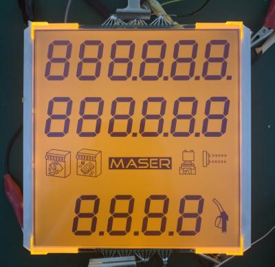 China 7segment Custom Lcd  Panel Display Graphic Module With Backlight for sale