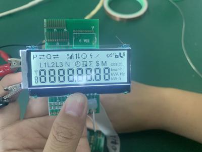 China Micro Mini Tiny Transparent 7 Segment LCD Display VA Transmissive Negative for sale
