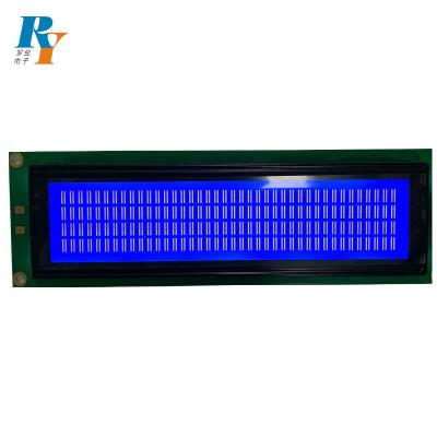 China STN Blue Monochrome 40x4 Character LCD Display Module with LED Backlight for sale