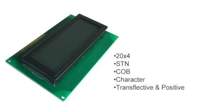 China RY-C204LYILYW STN Yellow - Green Character LCD Module With SPLC780D1-021A IC for sale